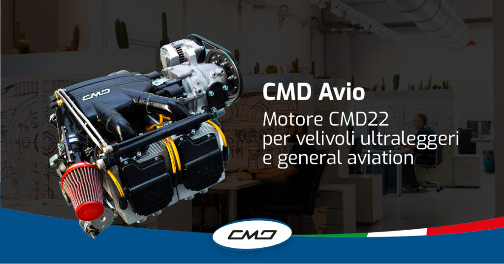 CMD22 Engine for ultralight aircraft and general aviation | AVIO CMD
